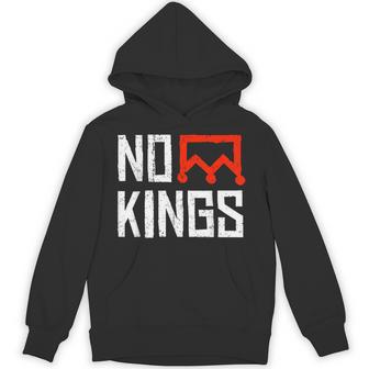 No Kings Protest Stop Sign Hoodie - Thegiftio