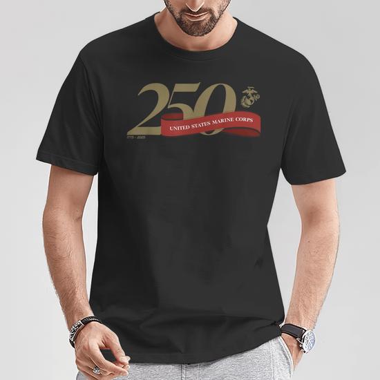 Usmc 250 Anniversary Shirts United States Marine Corps 250th Birthday ...