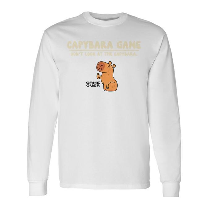 Divertido Capibara Meme Animal Zoo Retro Respeto El Capibara Camiseta ...