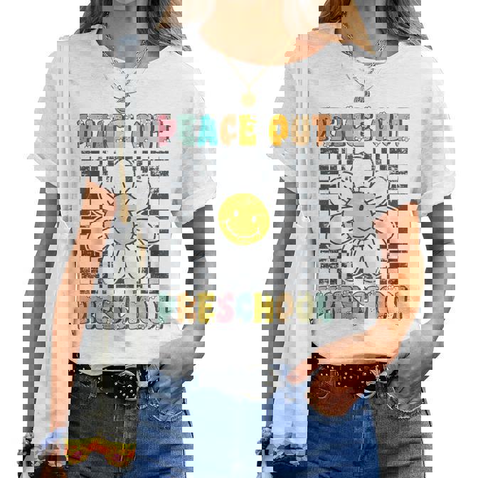 Little Miss Pre-K Grad Graduation 2024 Kid Girls Groovy Prek Women T ...