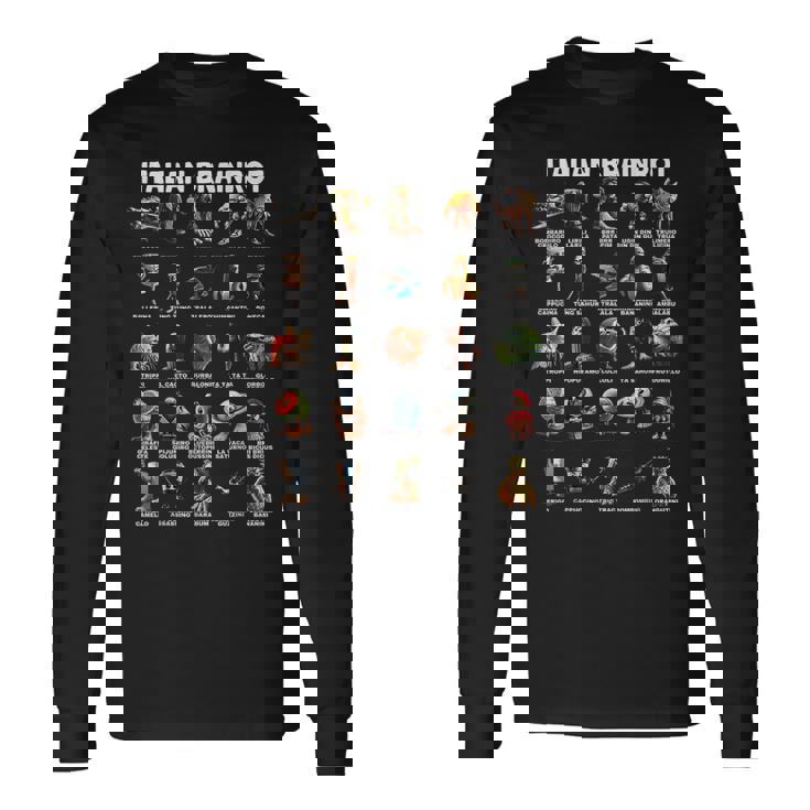 Italian Brain Rot Italian Brainrot Memes Long Sleeve T-Shirt | Mazezy DE