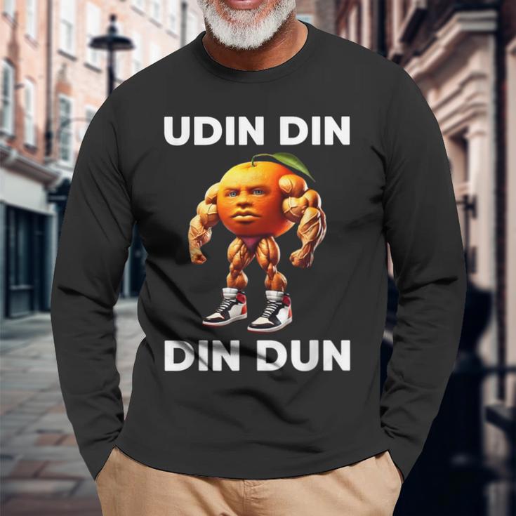 Udin Din Dun Italian Brainrot Meme Udindindun Camiseta de manga larga ...