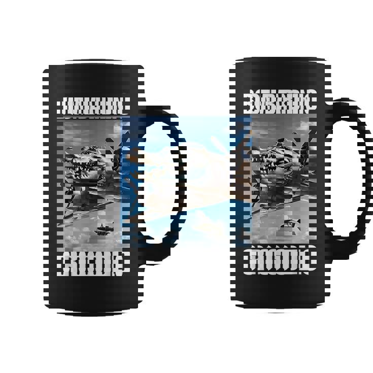 Bombardino Crocodilo Italian Brainrot Meme Coffee Mug - Thegiftio UK