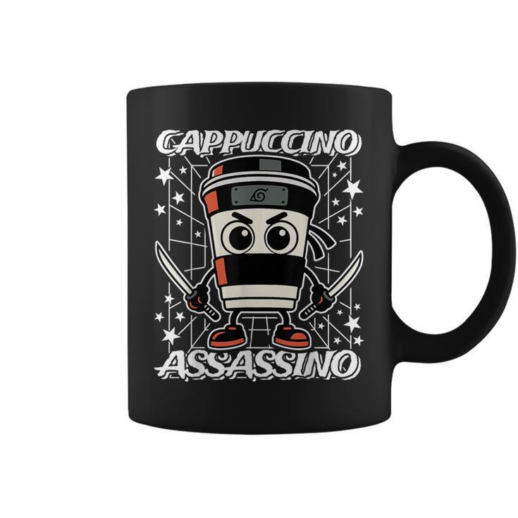 Cappuccino-Assassino Italian-Brainrot Coffee Assassin Meme Coffee Mug ...