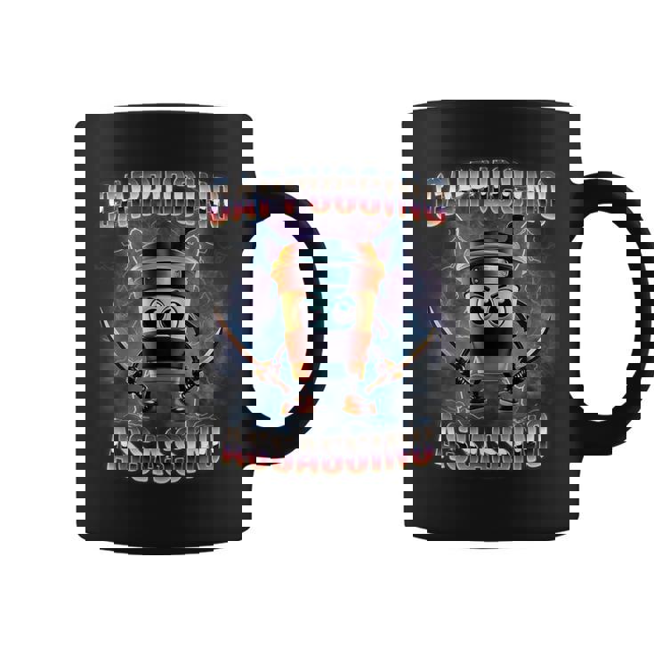 Capuchino Assassino Brainrot Italiano Meme Taza de café - Regaloses