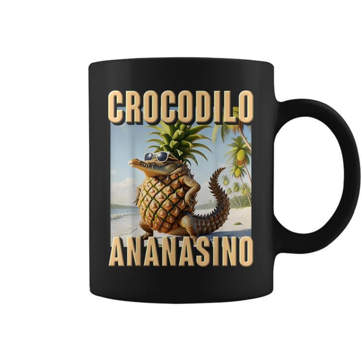 Crocodilo Pineapple Ai Monster Italian Brainrot Boys Meme Tazze ...