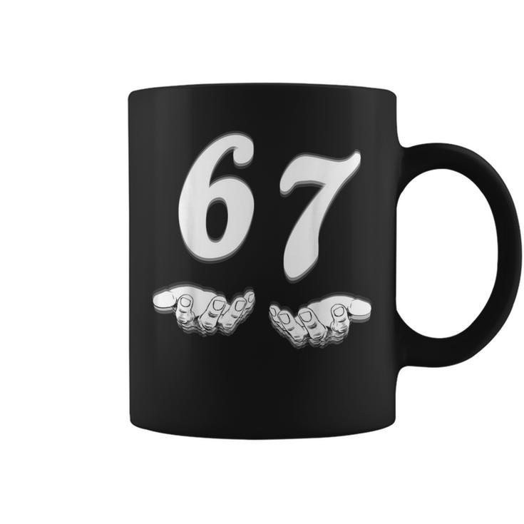 Six Seven 6 7 Meme Gen Alpha Slang Coffee Mug | Mazezy