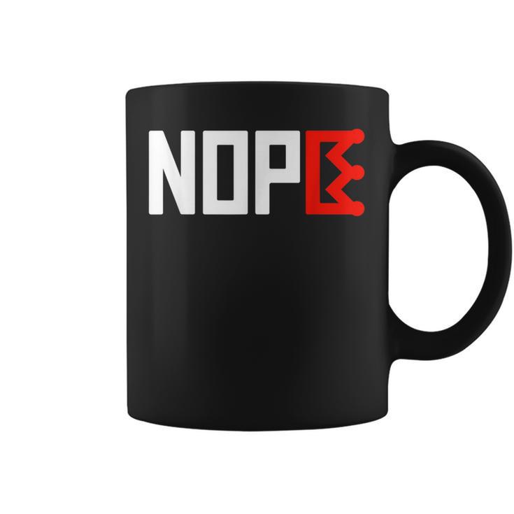 No Kings Protest Sign Horizontal Coffee Mug - Monsterry