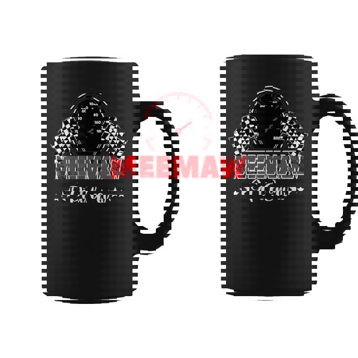 Race Car Racing Family Meemaw Pit Crew Birthday Party Coffee Mug ...