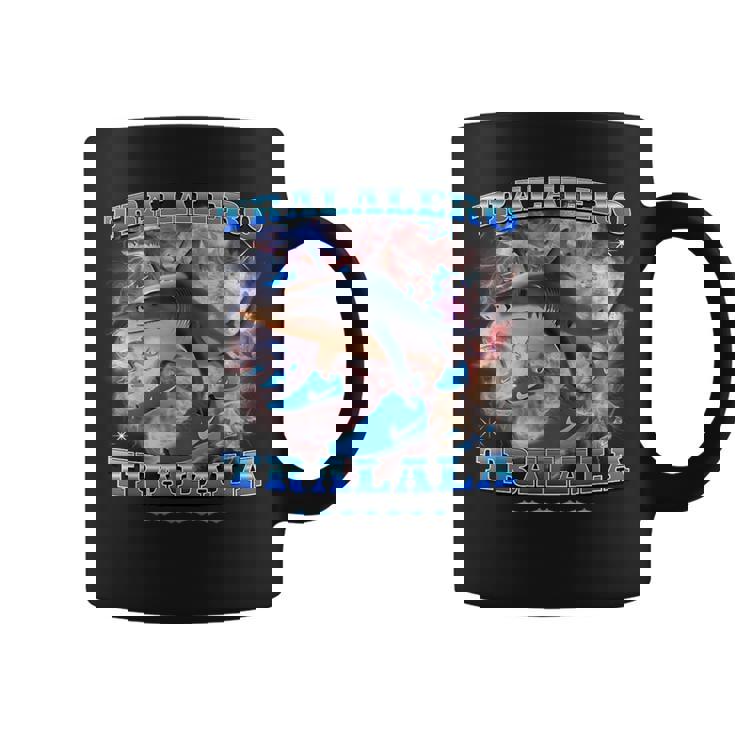 Tralalero Trala Italian Brainrot Memequalo Con Tre Zampe Tazze ...