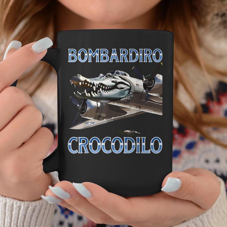 Bombardiro Cocodrilo Meme Italiano Brainrot Memes Bombardino Taza de ...