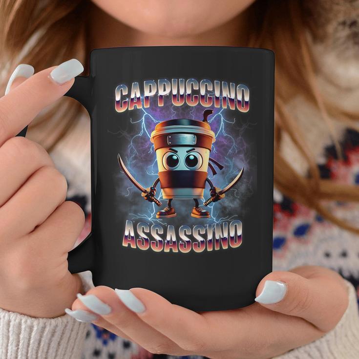 Cappuccino Assassino Brainrot Italian Meme Coffee Mug - Monsterry AU