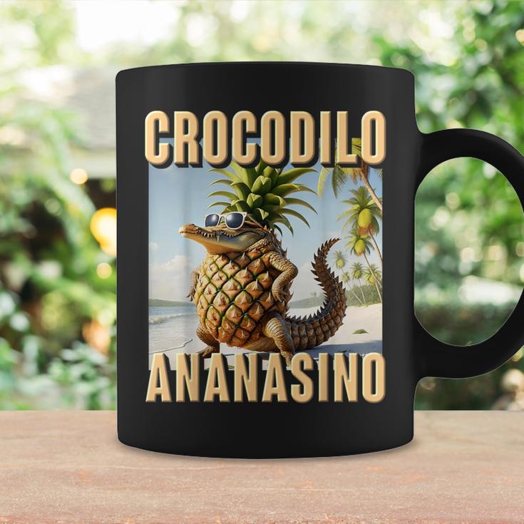 Crocodilo Pineapple Ai Monster Italian Brainrot Boys Meme Tazze ...