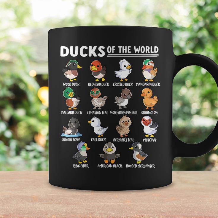 Duck Types Cute Goose Animal Educational Ducks Of The World Coffee Mug ...