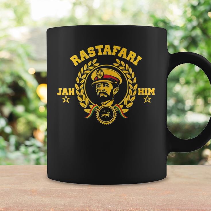 Rastafari Haileelassie León Etíope De Juda Jah Rasta Taza de café ...