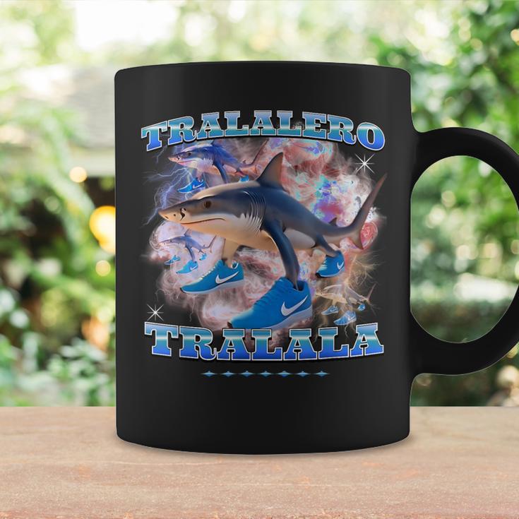 Tralalero Trala Italian Brainrot Meme Shark With Three Legs Coffee Mug ...