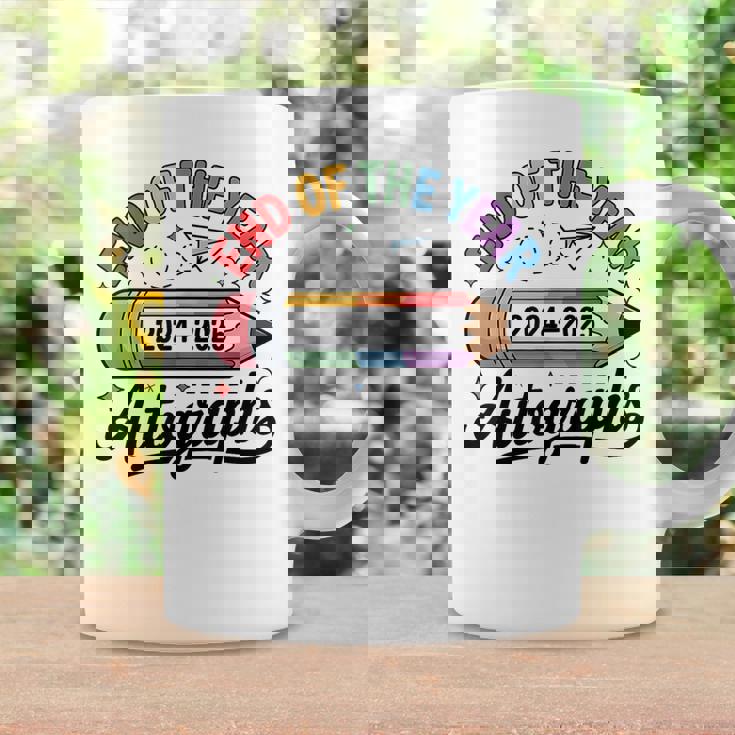 Last Day Of School End Of The Year Autographs 2024-2025 Coffee Mug ...