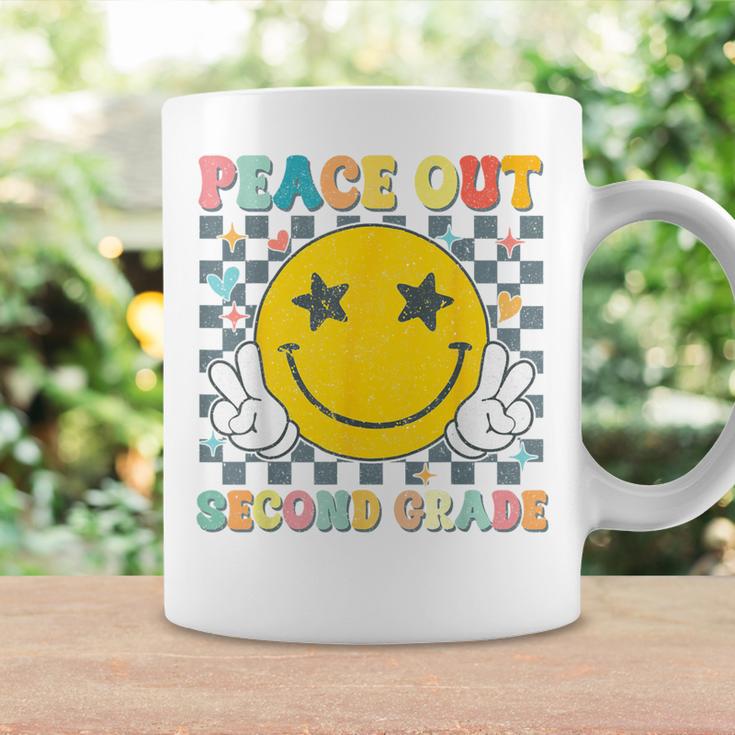 Peace Out 2Nd Grade Graduation Last Day School Second Grade Coffee Mug ...