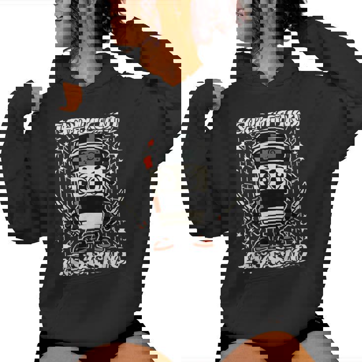 Cappuccino-Assassino Italian-Brainrot Coffee Assassin Meme Women Hoodie ...