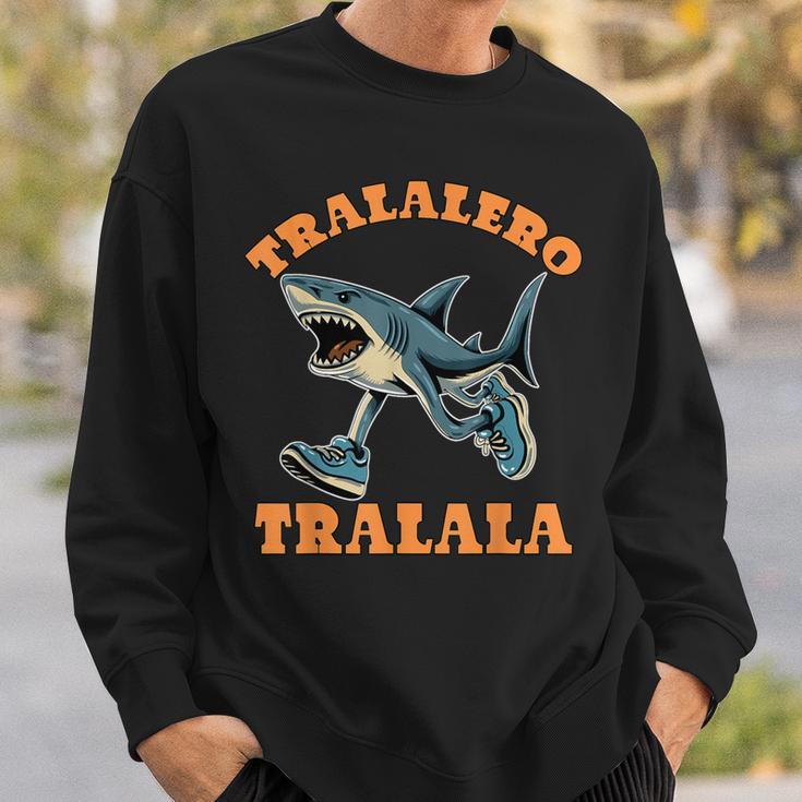 Shark Tralalero Tralala Trendy Italian Brainrot Meme Sweatshirt - Thegiftio
