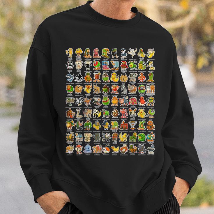 Italian-Brainrot Gen Z Meme 90 Brainrot Characters Sweatshirt | Mazezy CA