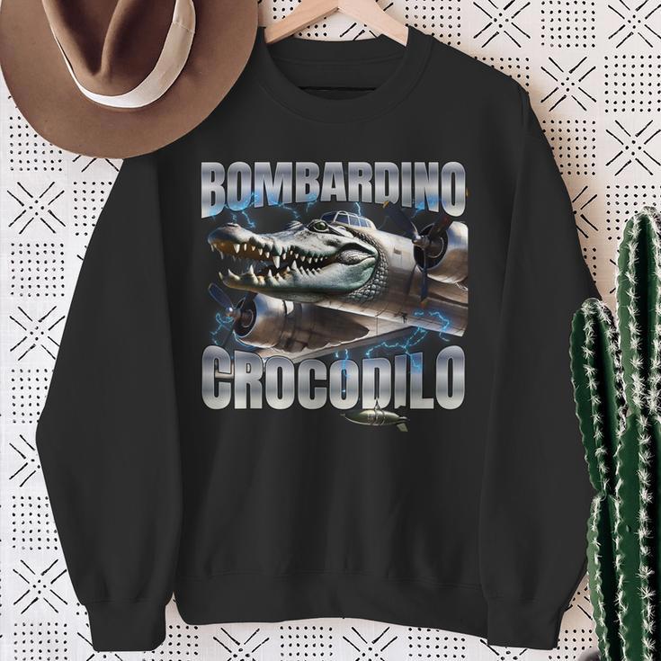 Italian Brainrot Bombardino Crocodilo Felpa - Novitaregali