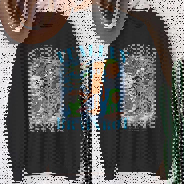 Italian Brainrot Bootleg Meme Retro Shark Tralalero Tralala Sweatshirt ...