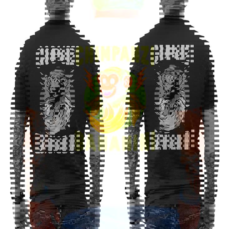 Monkey Chimpanzini Bananini Italian Brainrot Meme Men's T-shirt Back ...