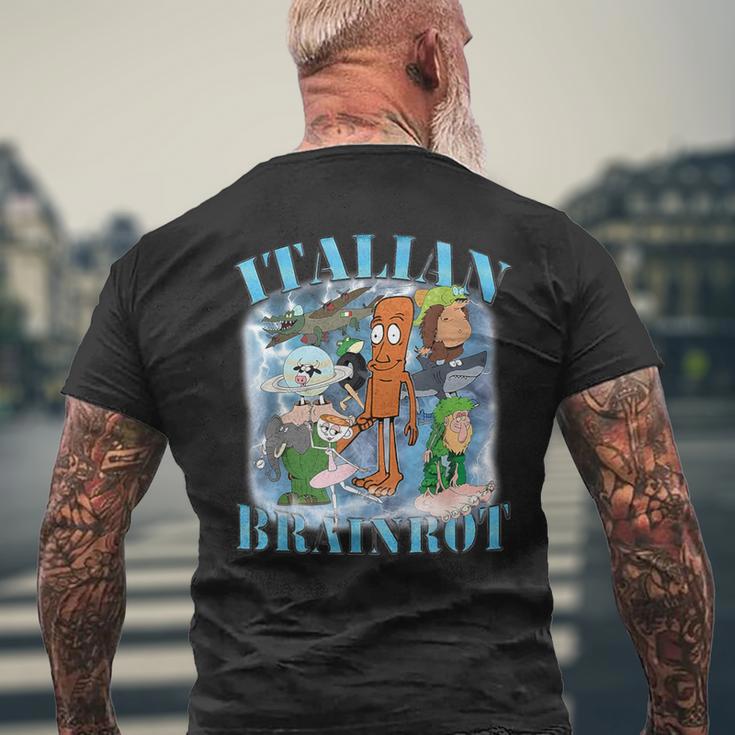 Italian Brainrot Bootleg Meme Retro Shark Tralalero Tralala Men's T ...