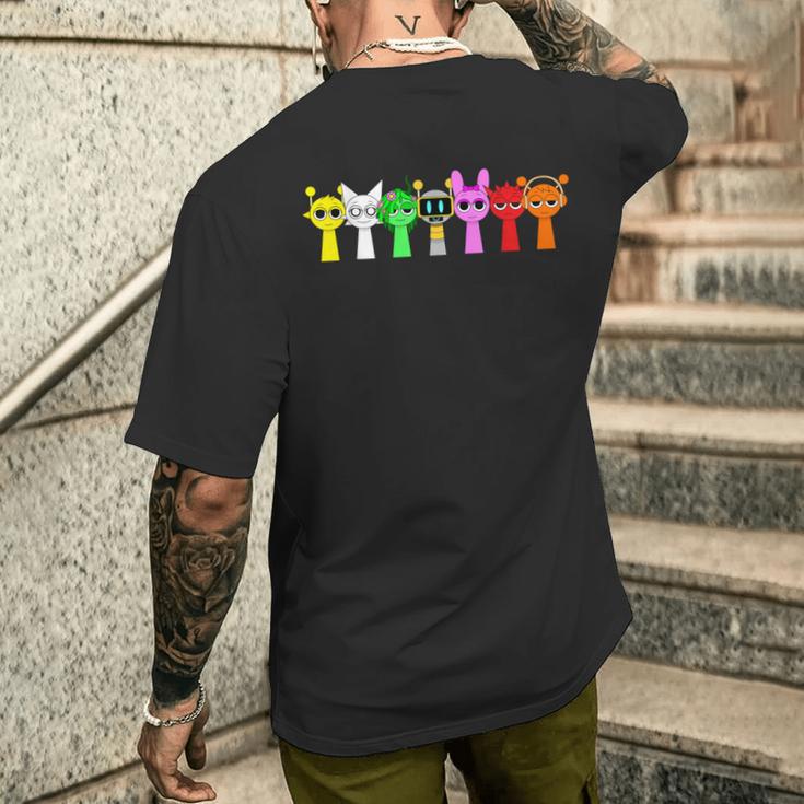 Just A Boy Who Loves Sprunky Sprunky Game Men's T-shirt Back Print | Mazezy