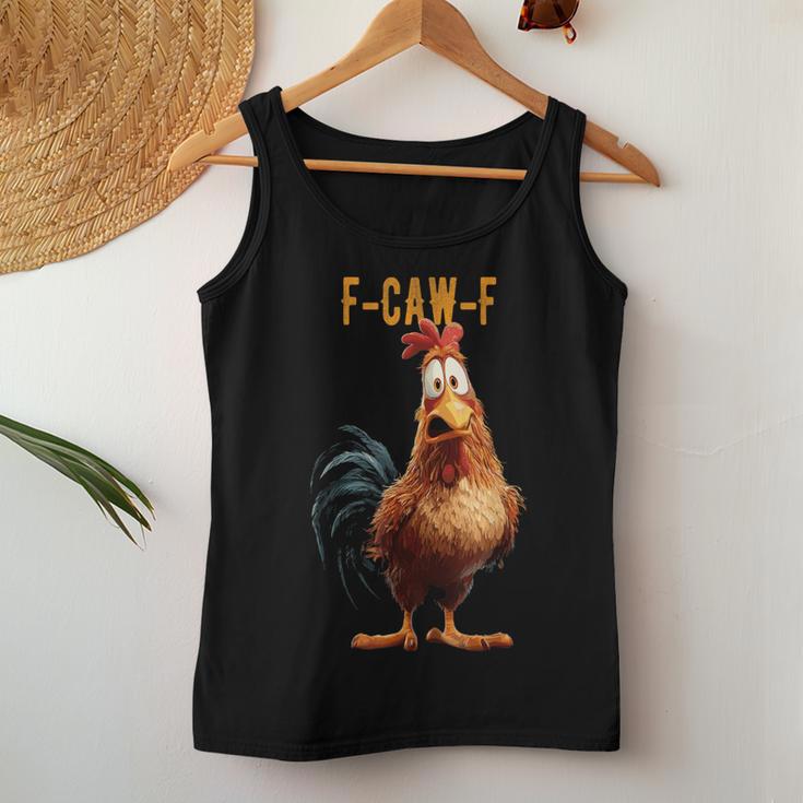 F-Caw-F Chicken Fcawf Chicken Cute Chicken Women Tank Top | Mazezy