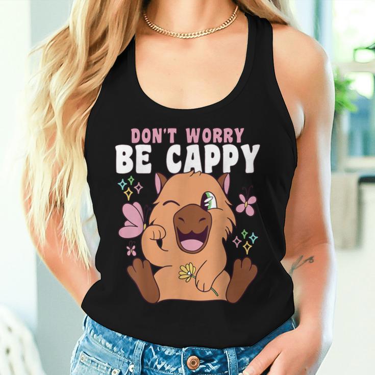 Capybara Be Cappy And Girls Cute Capibara Camiseta sin mangas para ...