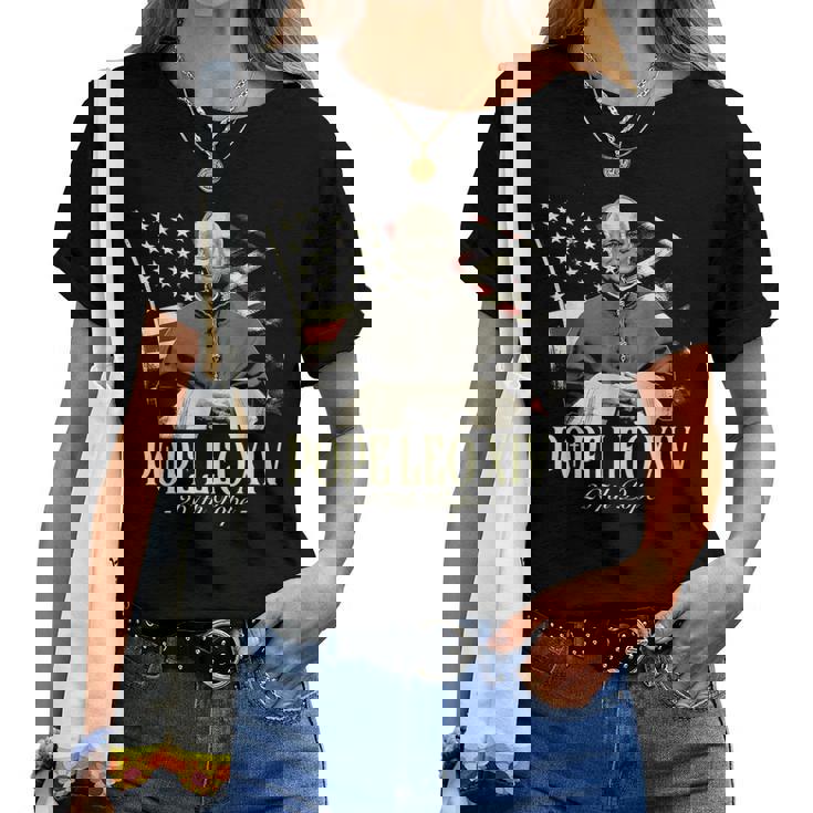 Cardinal Robert Prevost Pope Leo Xiv Women T-shirt | Mazezy