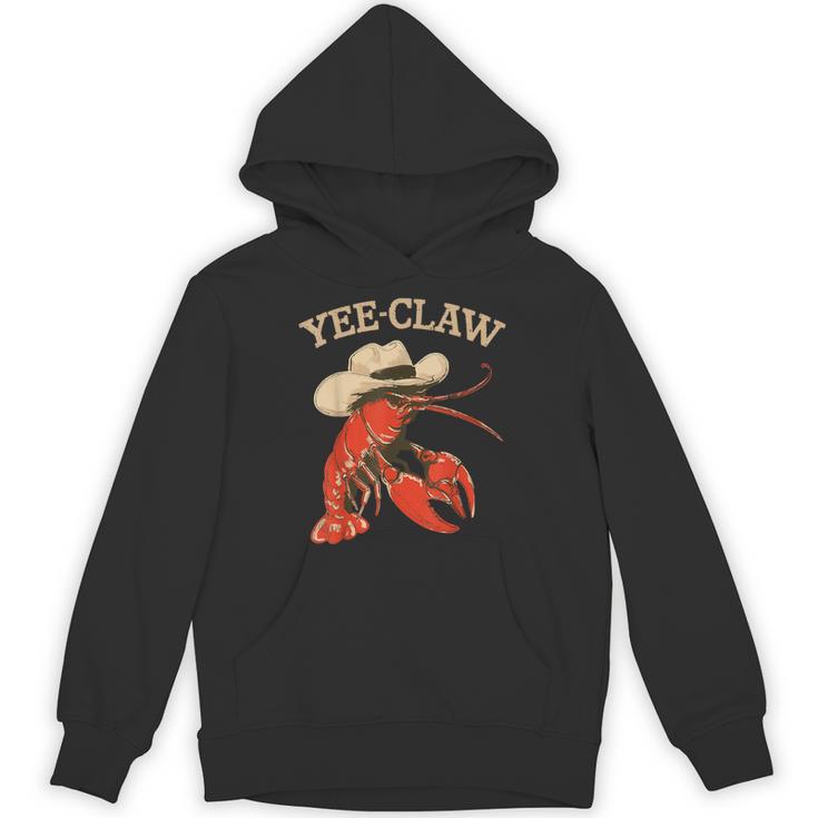 Yee-Claw Western Summer Cowboy Crawfish Boil Lobster Seafood Hoodie ...