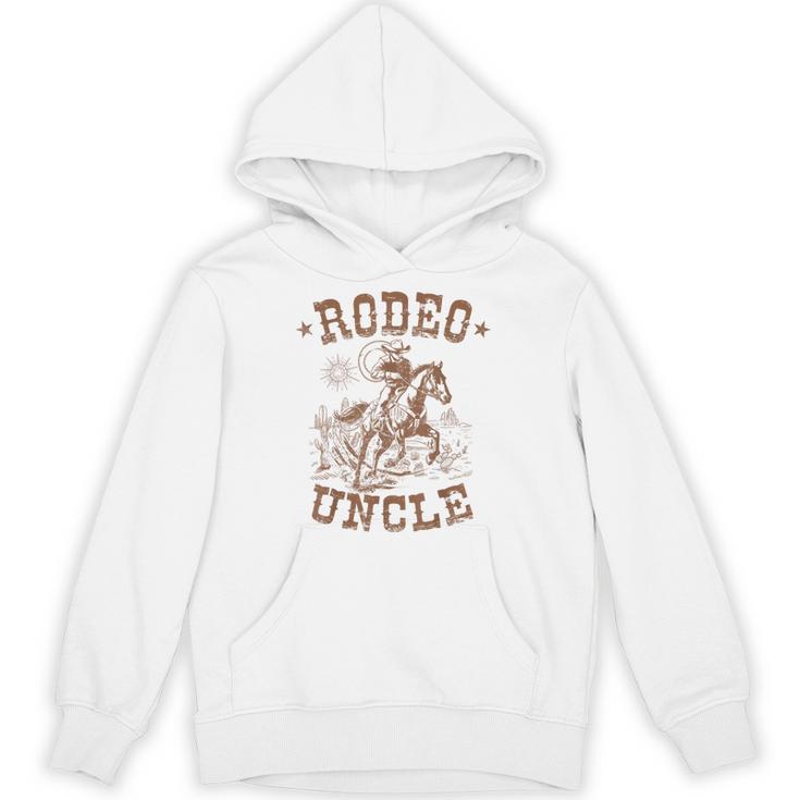 Rodeo Uncle Western Cowboy Family Matching Father's Day Hoodie | Mazezy