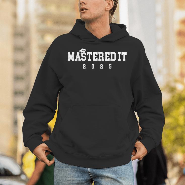 Master's Degree Mastered It 2025 College Masters Degree Grad Hoodie ...