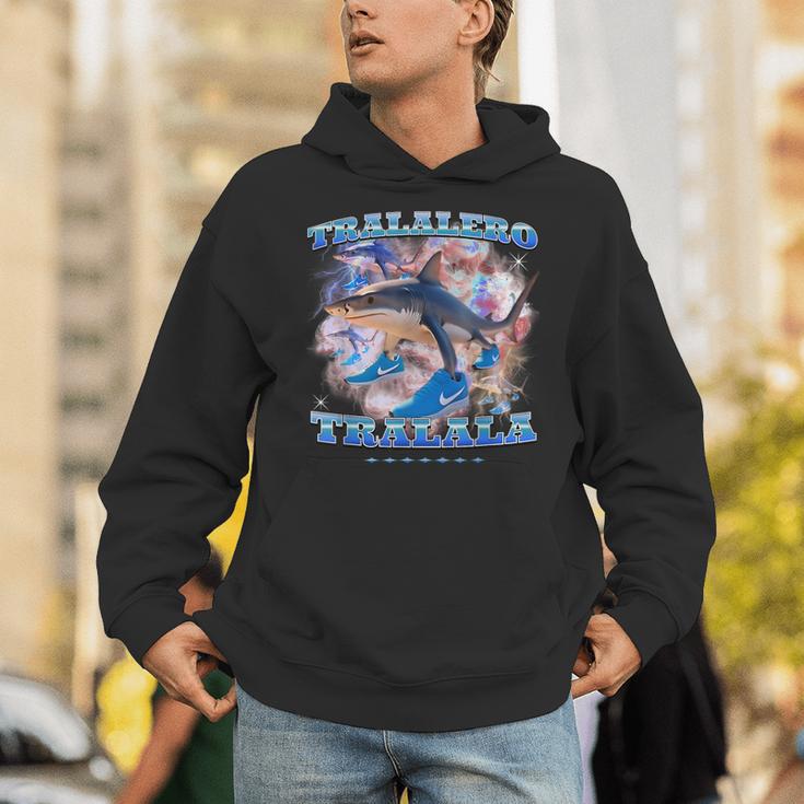 Tralalero Trala Italian Brainrot Meme Shark With Three Legs Hoodie ...
