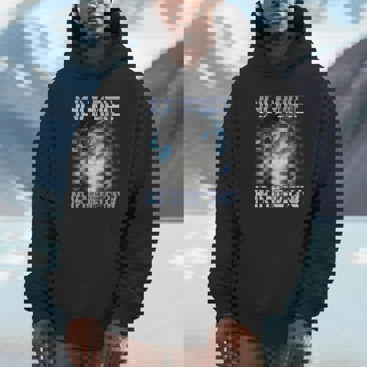 No More Mr Nice Guy Alpha Wolf Meme Unhinged Brainrot Hoodie - Monsterry