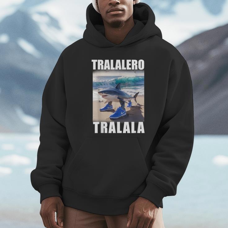 Tralalero Tralala Shark Italian Brain Rot Meme Hoodie - Thegiftio UK