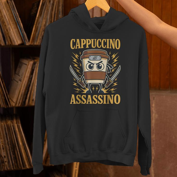 Italian Brainrot Cappuccino Assassino Brain Rot Meme Hoodie - Thegiftio