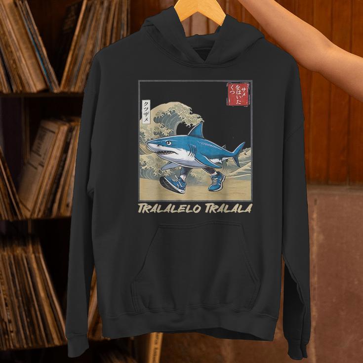 Tralalero Tralala Japanese Meme Shark Italian Brainrot Hoodie - Monsterry