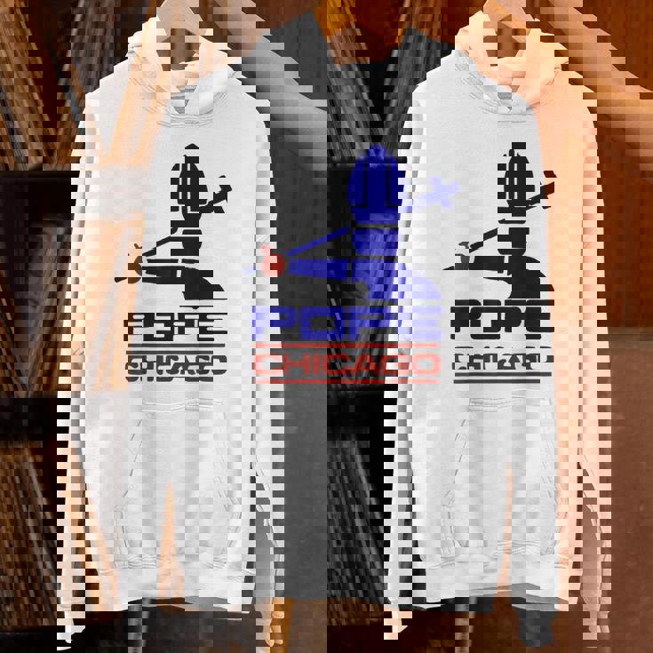 Pope Leo Xiv Pope Chicago Hoodie - Monsterry