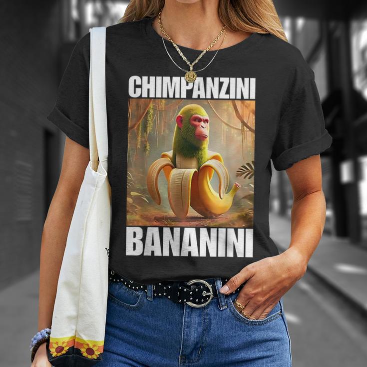 Chimpanzini Bananini Italian Brainrot Meme T-Shirt | Mazezy