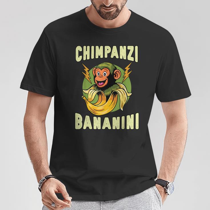 Monkey Chimpanzini Bananini Italian Brainrot Meme T-Shirt - Monsterry