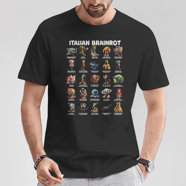 Italian Brain Rot Italian Brainrot Memes T-Shirt | Mazezy DE