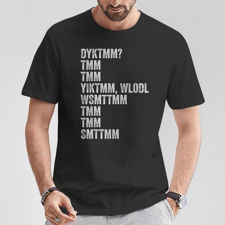 Do You Know The Muffin Man Dyktmm Nostalgic Quote T-Shirt - Seseable