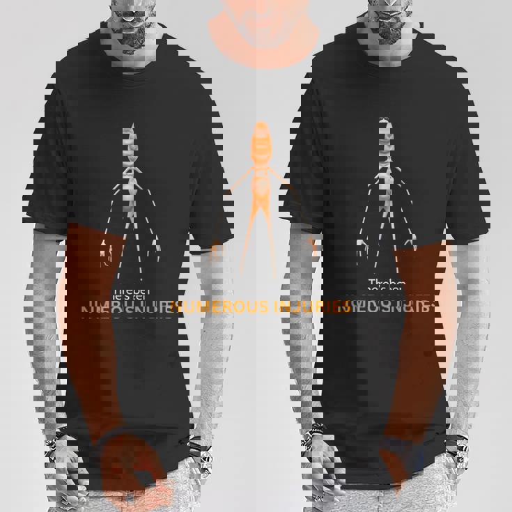 Marcus The Worm Meme Theres Been Numerous Injuries T-Shirt - Thegiftio