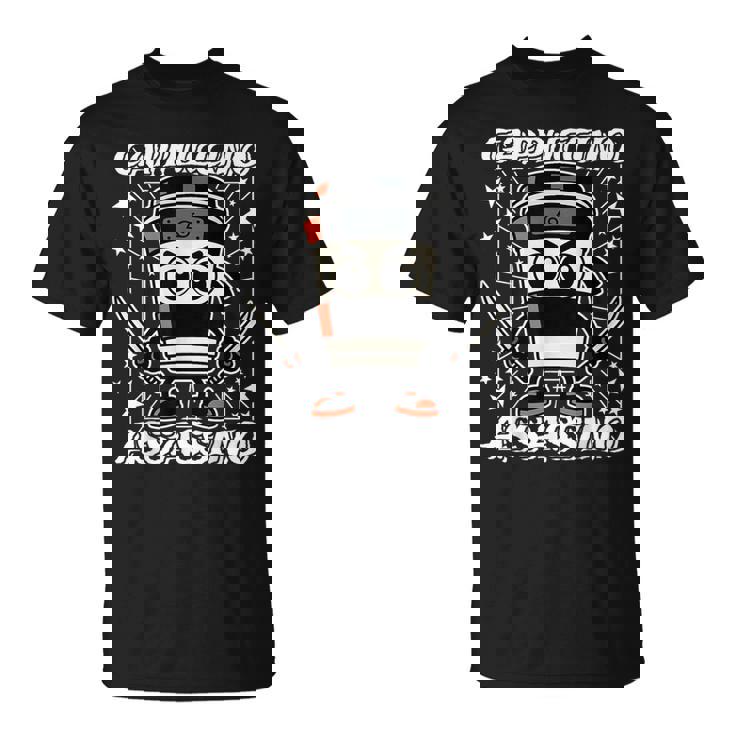 Cappuccino-Assassino Italian-Brainrot Coffee Assassin Meme T-Shirt ...