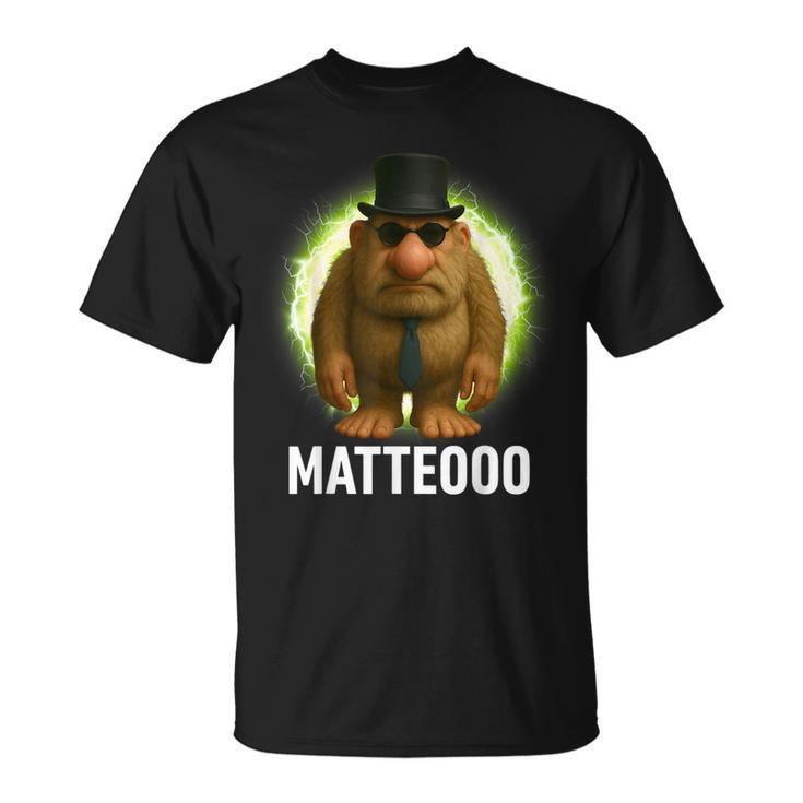 Matteo Mateo Matteooo Italiano Brainrot Meme Kid Para Niños Camiseta ...