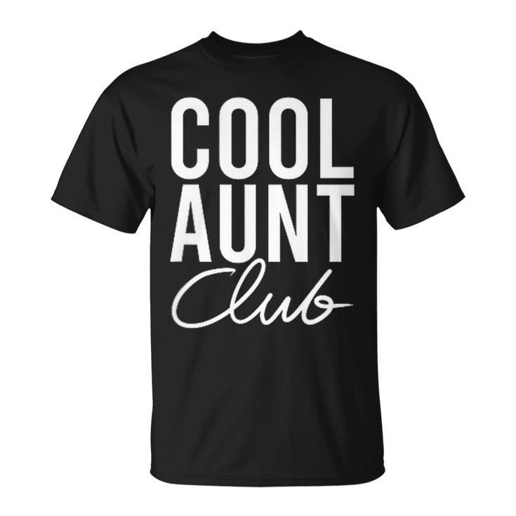 Retro Cool Aunts Club Best Auntie Ever Aunt Pocket T-Shirt | Mazezy